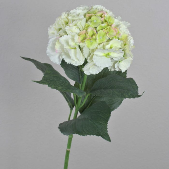 Kunstblume Hortensie ANGELINA, creme-weiß, 70cm, Ø23cm
