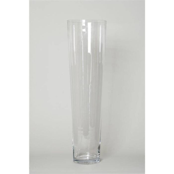 Bodenvase AMNA OCEAN aus Glas, klar, 90cm, Ø25cm