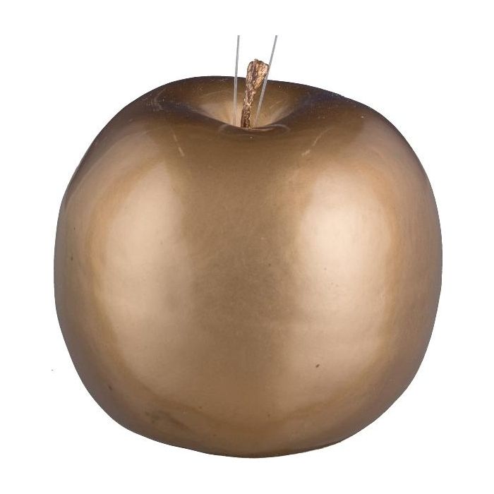 Künstliches Obst Apfel MANTY, gold, 9cm